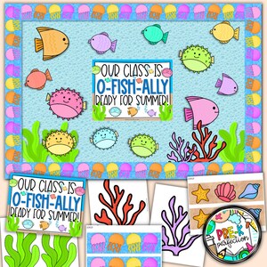 Summer Bulletin Board | O-fish-ally Summer Bulletin Board | Digital ...