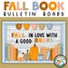Cozy Fall Book Bulletin Board Kit: Boho Classroom Decor (digital ...