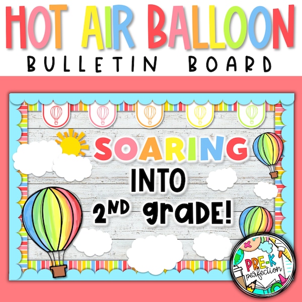 Hot Air Balloon Bulletin Board - Etsy