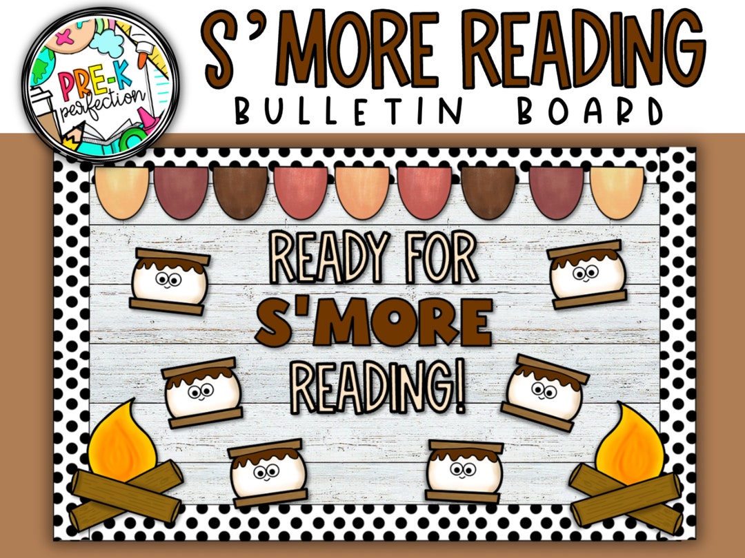 Campfire S'mores Bulletin Board | Camping Board | Digital Download ...