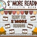 Campfire S'mores Bulletin Board Camping Board Digital Download ...