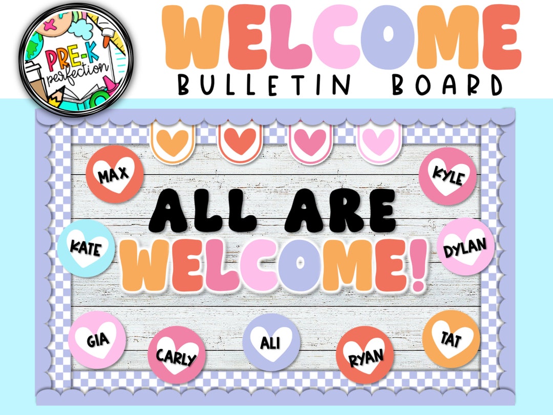 Welcome Bulletin Board | Inclusive Classroom Bulletin Board | Bright ...