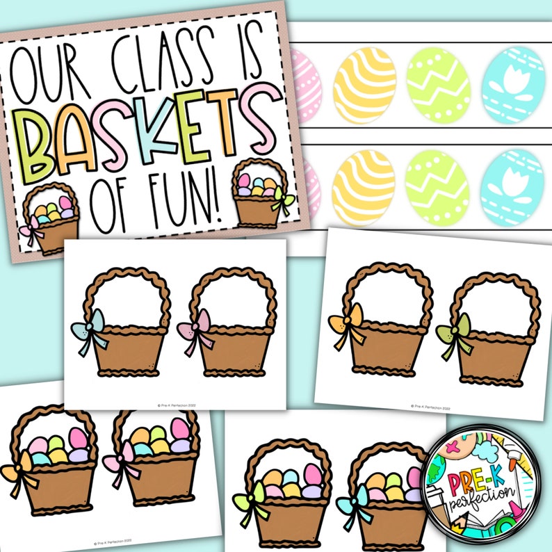 Easter Basket Bulletin Board | Our Class is Baskets of Fun! | Digital ...