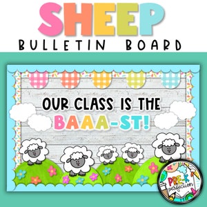 Sheep Bulletin Board | Farm Bulletin Board | Little Lamb Decor - Etsy