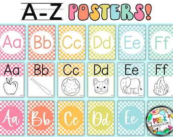Check Pattern 0-20 Number Posters Digital Download 90's Inspired ...