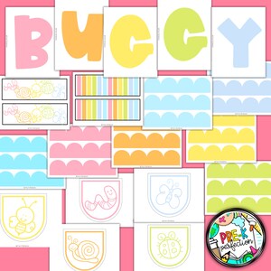 SPRING BUG Bulletin Board | Cute Bug Decor | Spring Door Decor - Etsy