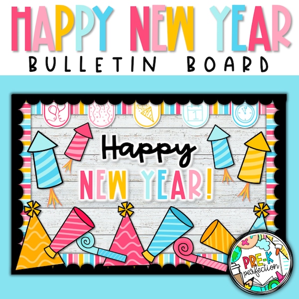 New Year Bulletin Boards - Etsy