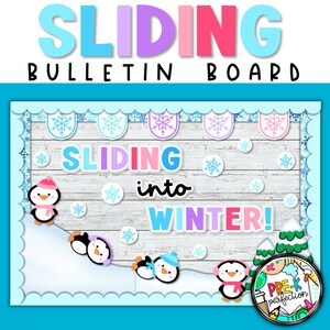 Winter Penguin Bulletin Board Kit: Classroom Decor (digital Download ...