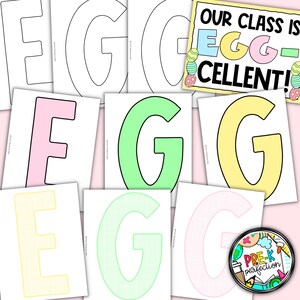 Easter Egg Bulletin Board | Egg-cellent Class | April Bulletin Board ...