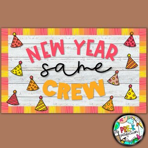 New Year's Bulletin Board | New Year Same Crew Bulletin Board | NYE ...