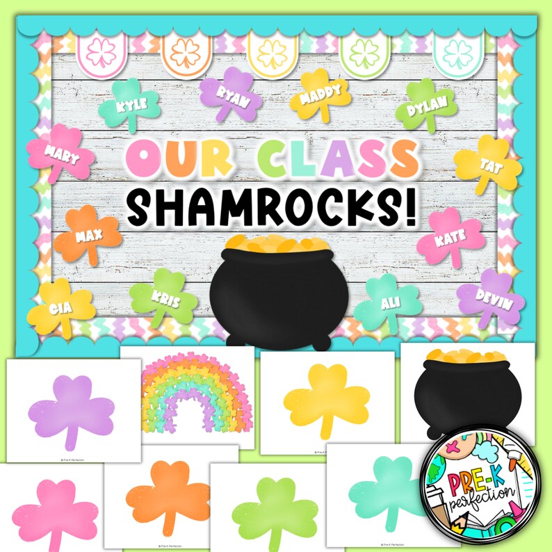 St. Patrick's Day Classroom Bulletin Board Decor (digital Download) - Etsy