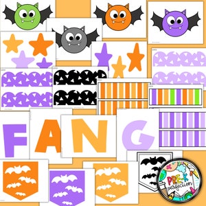 Halloween BAT Bulletin Board | Cute Baby Bat Decor | Halloween Door ...