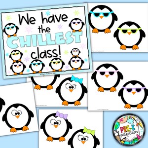 Penguin Bulletin Board | Winter Bulletin Board | Winter Classroom Decor ...