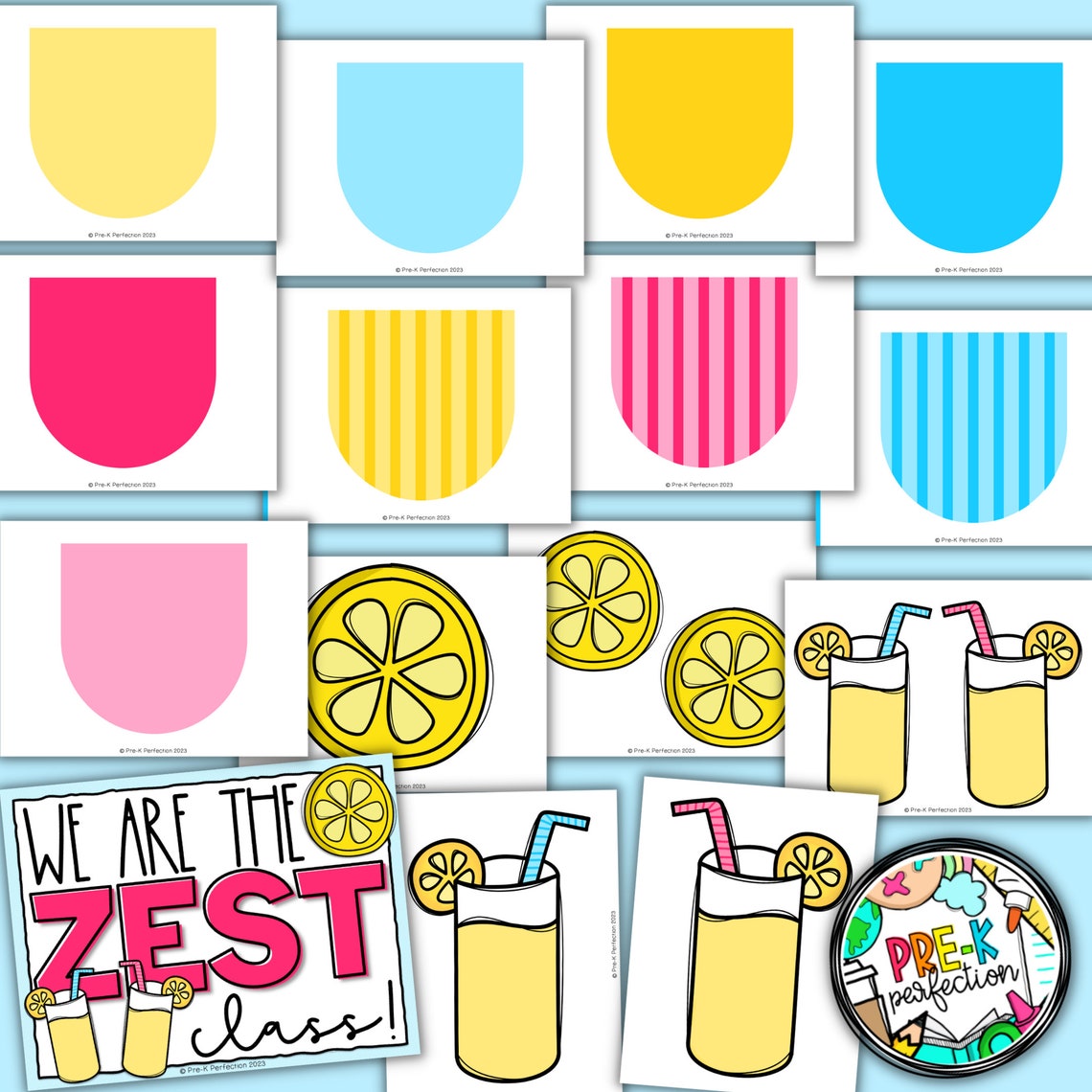 Lemonade Bulletin Board Lemon Zest Decor Summer Bulletin - Etsy