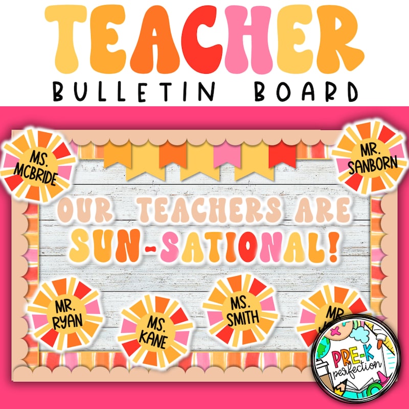 Teacher Appreciation Bulletin Board - Etsy