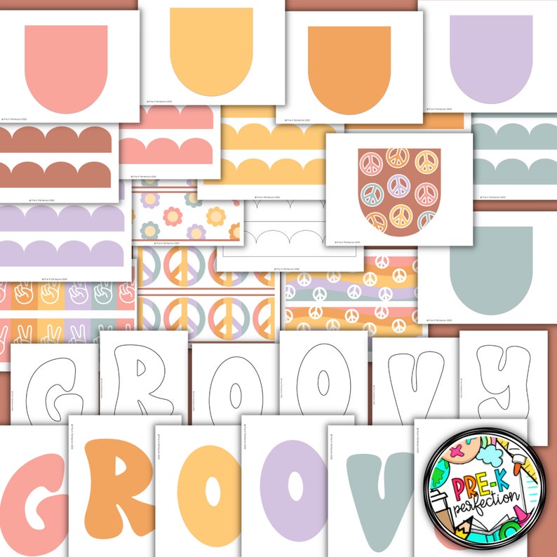 Grooving Into the Newyear Bulletin Board Retro Groovy New - Etsy