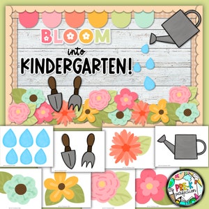 Spring Garden Bulletin Board | Bloom Decor | Grade Level Bulletin Board ...
