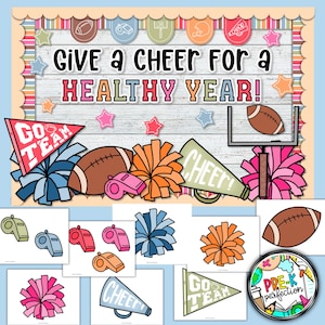 Football Health Bulletin Board Kit: Classroom Decor (digital Download ...