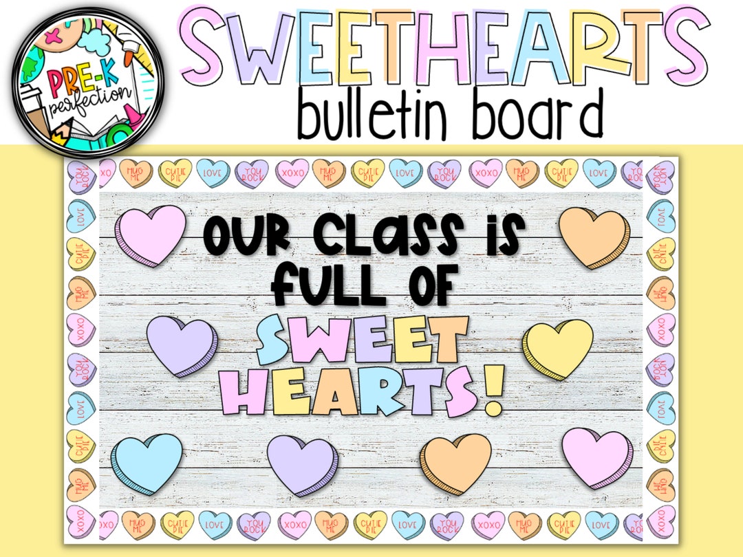 Sweetheart Candy Bulletin Board | Valentine's Day Bulletin Board ...
