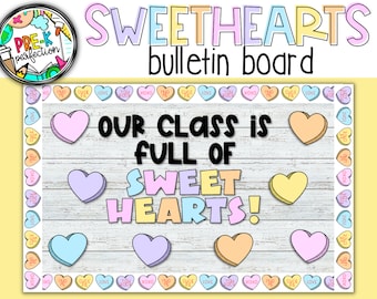 Valentine's Day Bulletin Board Letters - Etsy