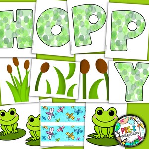 Spring Volunteer Bulletin Board | Frog Bulletin Board | Hoppy Spring ...