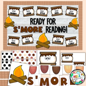 Campfire S'mores Bulletin Board | Camping Board | Digital Download ...