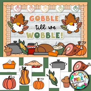 Thanksgiving Gnome Bulletin Board | Turkey Gnome Decor | Thanksgiving ...