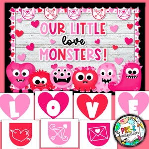 Love Monsters Bulletin Board | Valentine's Day Bulletin Board | A-Z ...