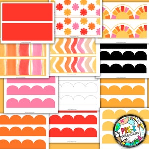 Retro Sunshine Classroom Bulletin Board Decor (digital Download) - Etsy