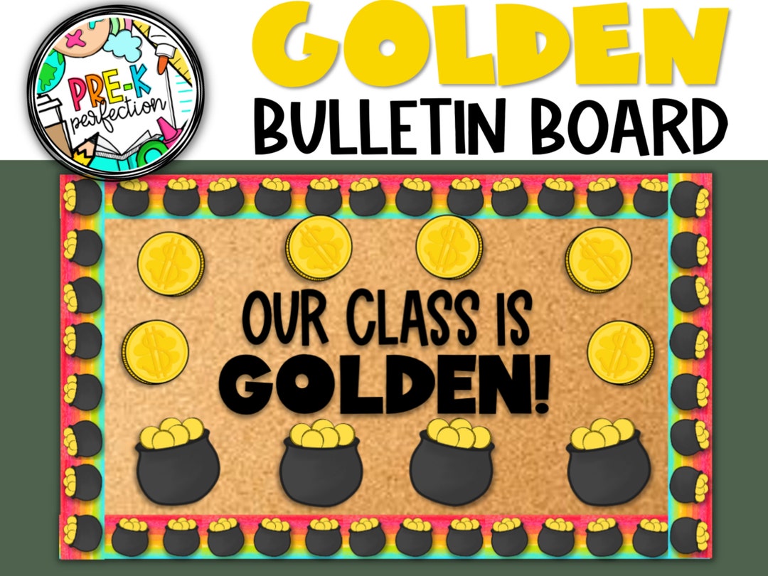 Saint Patrick's Day Bulletin Board | March Bulletin Board Idea| Golden ...