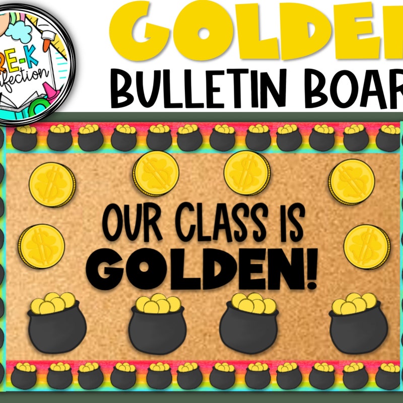 Pot of Gold Bulletin Board - Etsy