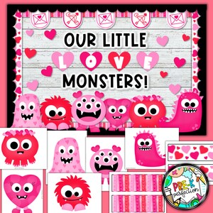 Love Monsters Bulletin Board | Valentine's Day Bulletin Board | A-Z ...