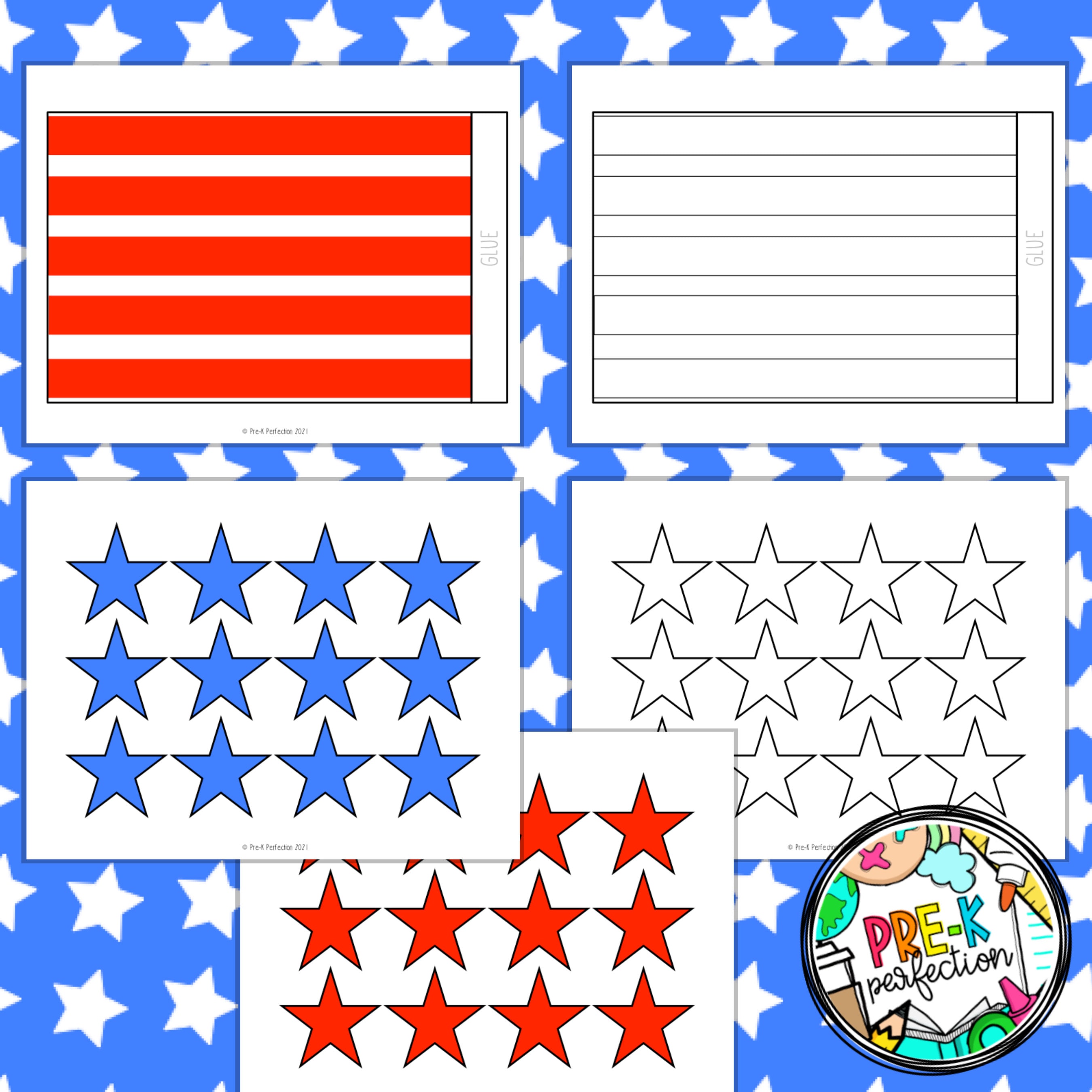 American Flag Paper Windsock Memorial Day Fourth of July - Etsy