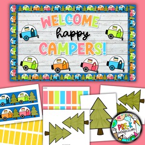 Welcome Campers Bulletin Board | Camping Bulletin Board | Back to ...