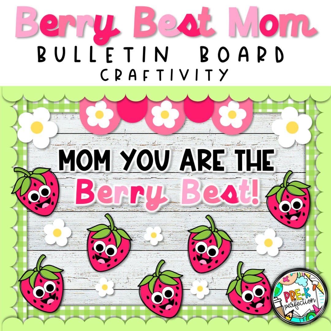 Mother's Day Bulletin Board , Mother's Day Craft, Mother's Day Decor ...