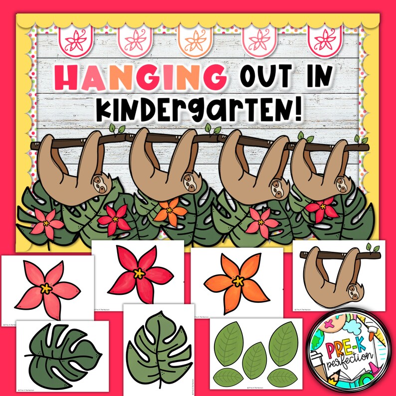 Sloth Bulletin Board Decor: Back to School Classroom (digital Download ...