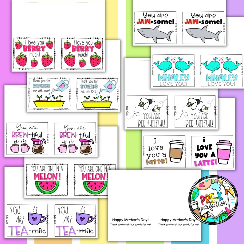 Printable Mother's Day Cards Punny Greeting Cards - Etsy