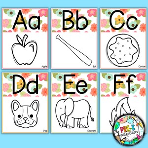Garden Classroom Decor | Garden A-Z Letter Posters | Flower Rainbow ...