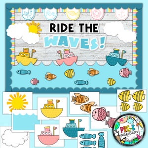 Boat Bulletin Board: Nautical Classroom Decor (digital Download) - Etsy