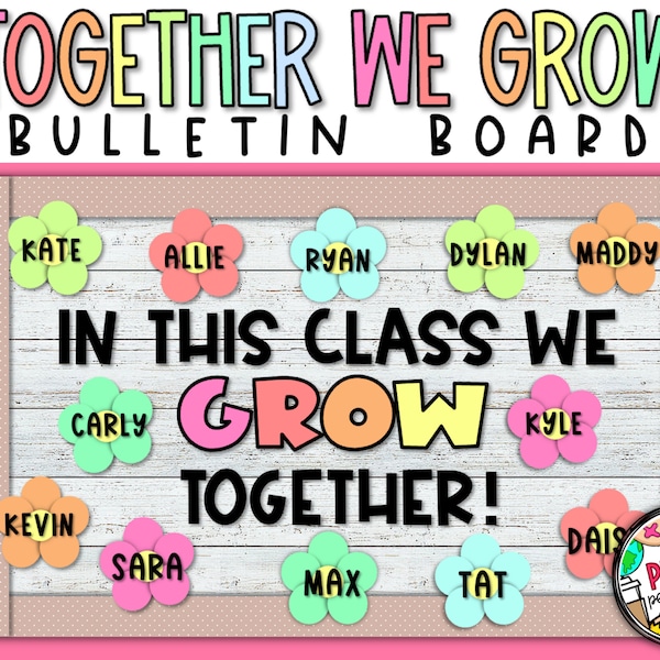 We Bloom Together Bulletin Board - Etsy