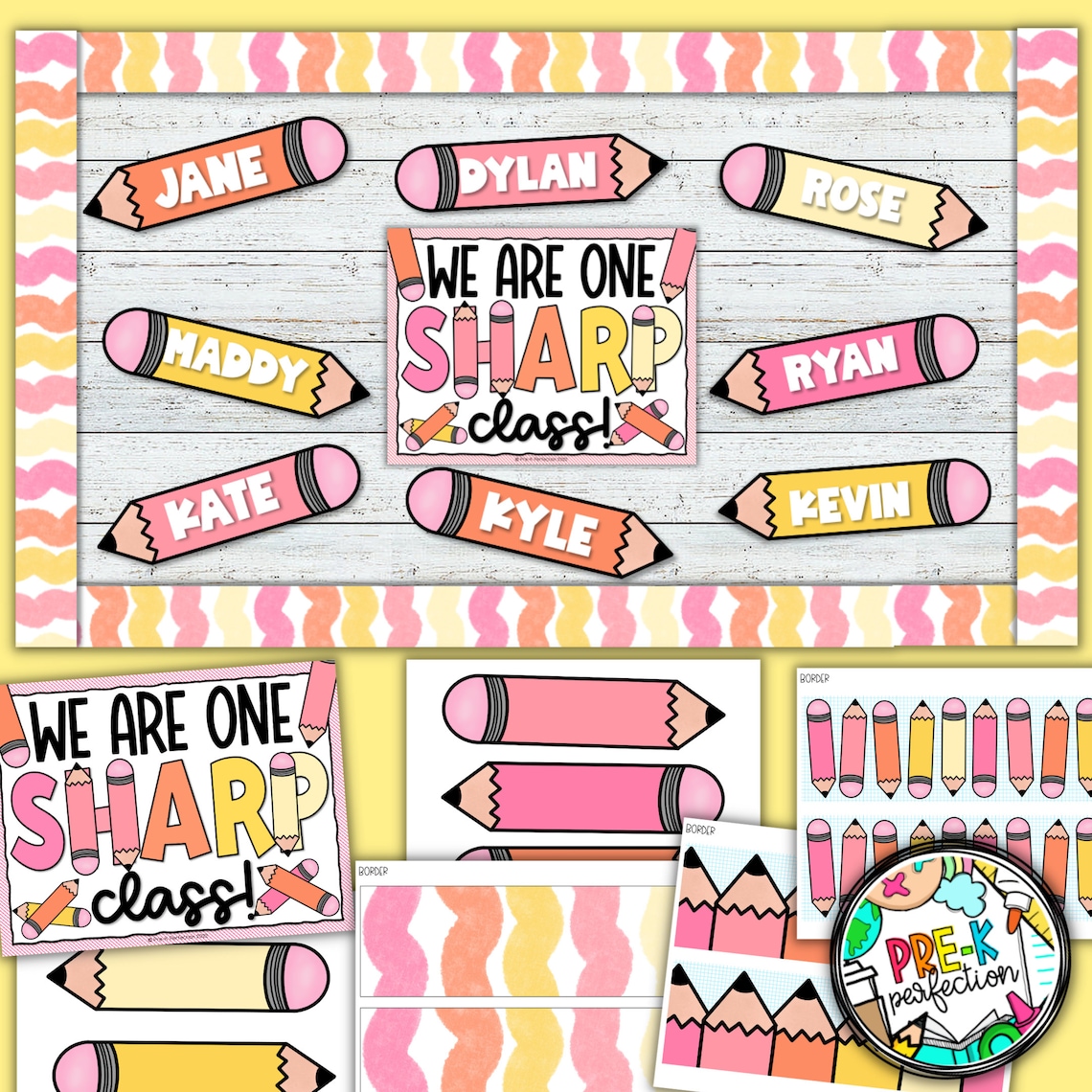 Back to School Bulletin Board Pencil Bulletin Board - Etsy