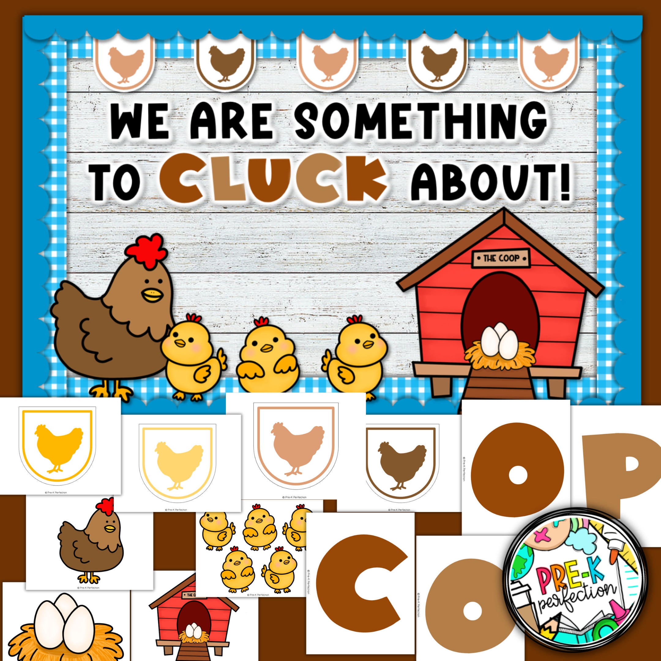 Chicken Bulletin Board: Farm Coop Decor (digital Download) - Etsy