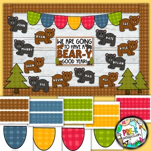 Baby Bear Bulletin Board | Back to School Bulletin Board | Digital ...