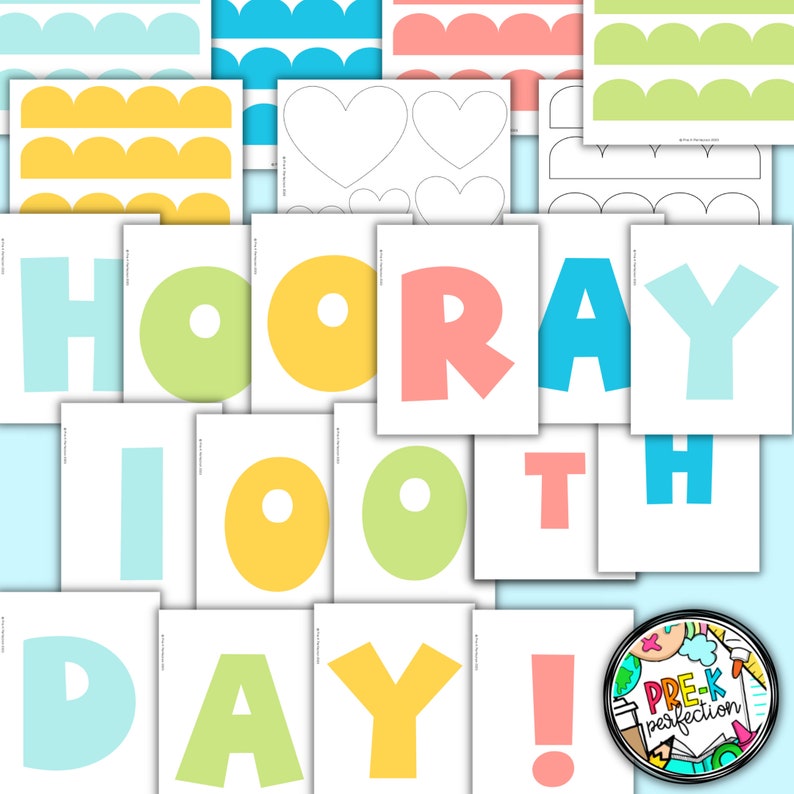 100th Day of School Bulletin Board Kit: Reasons We Love School (digital ...