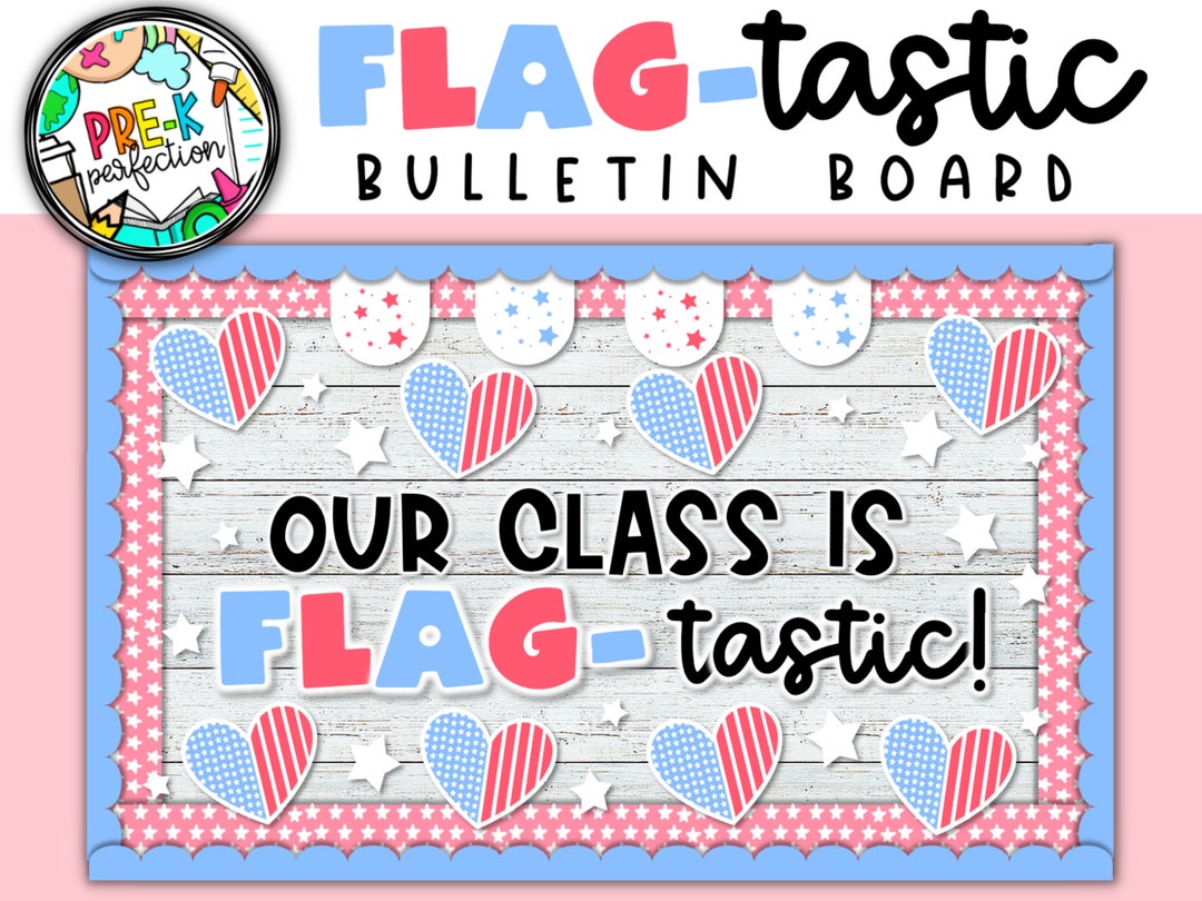 American Flag Bulletin Board | Fourth of July Bulletin Board | American ...
