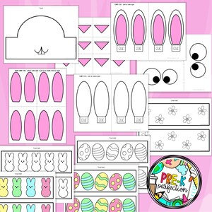 Bunny Paper Crown | Easter Bunny DIY Hat | Digital Product - Etsy