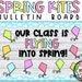 Spring Bulletin Board Kite Bulletin Board Flying Into Spring Bulletin ...