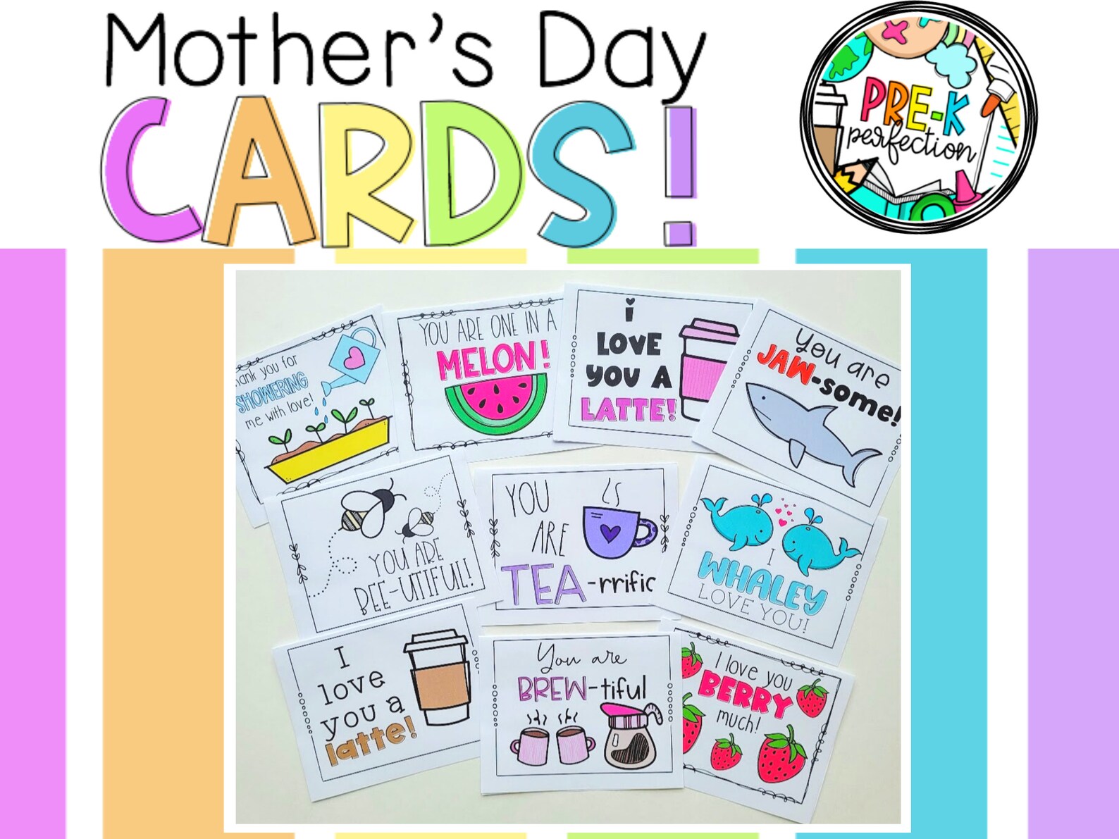 Printable Mother's Day Cards | Punny Greeting Cards | Digital Product ...