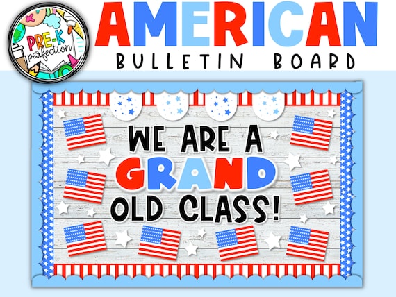 American Flag Bulletin Board Ideas 4th Of July Bulletin Board