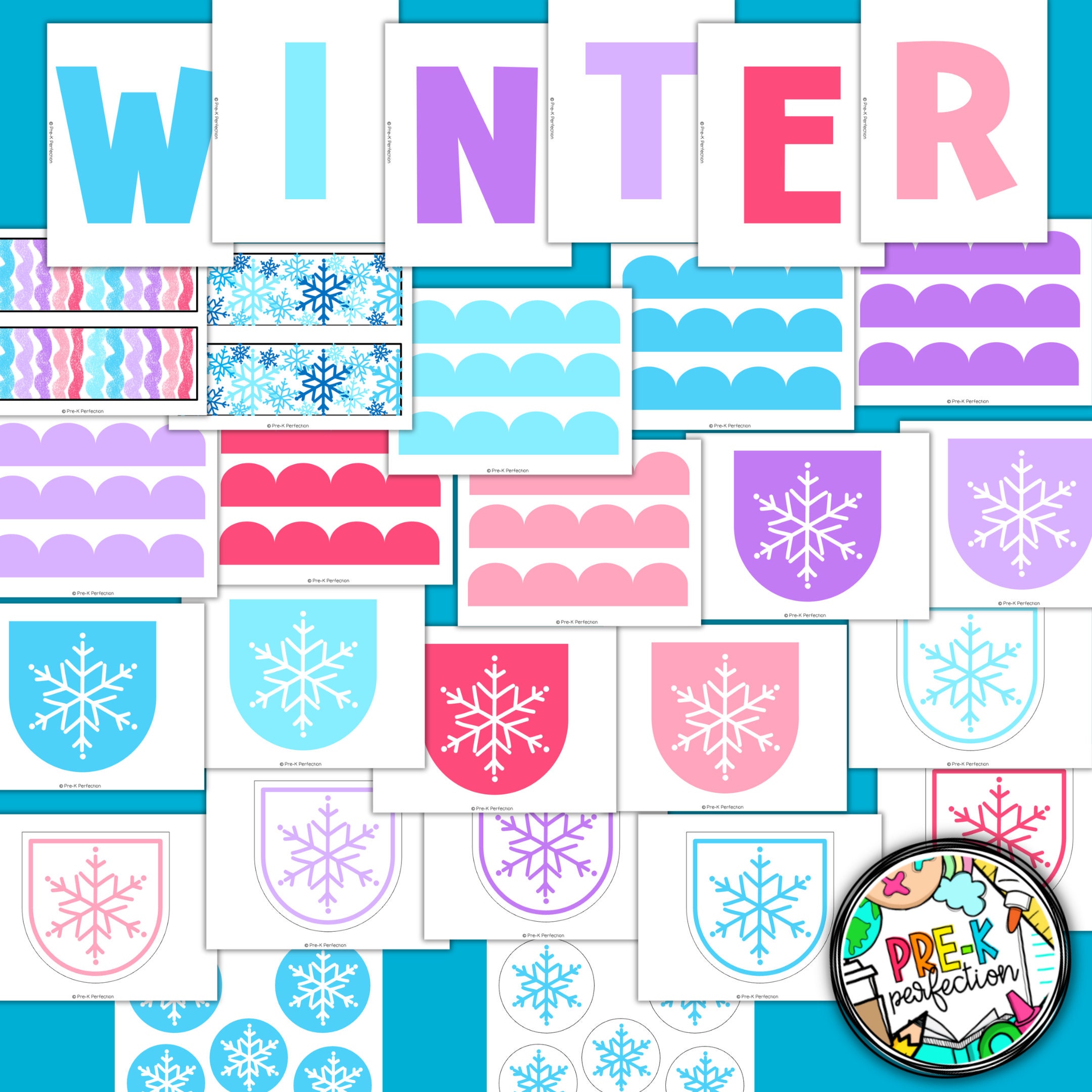 Winter Penguin Bulletin Board Kit: Classroom Decor (digital Download ...